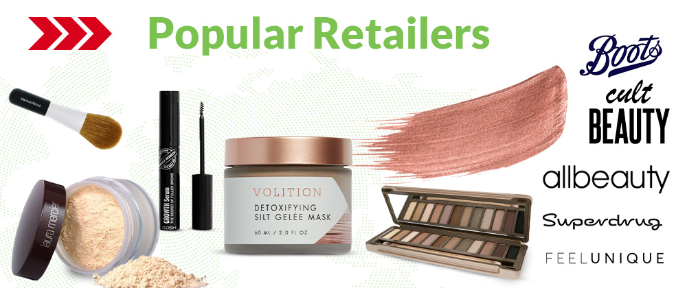 Shopping Quality Cosmetics & Makeup from The UK